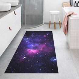 Bilderwelten Vinylteppich Motiv violett Himmel Vinylmatte - Galaxie - Himmel Kinderzimmer