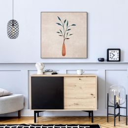 Bilderwelten Wechselbild Boho Bl&auml;tter in Vase I