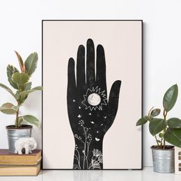Bilderwelten Wechselbild Hand mit Sonne