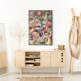 Bilderwelten Wechselbild Nymphe mit Seeanemonen