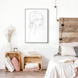 Bilderwelten Wechselbild Line Art Portraits - Ihr Blick