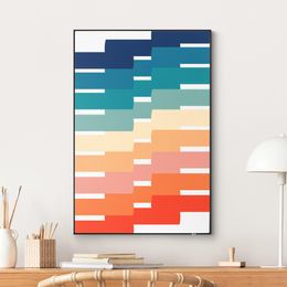 Bilderwelten Wechselbild Moderne Regenbogen Geometrie