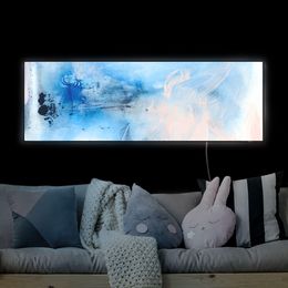 LED-Wechselbild Indigo & Rouge I