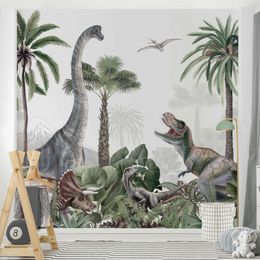Fototapete Dinosauriergiganten im Dschungel