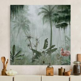 Akustikbild Flamingos im Dschungel
