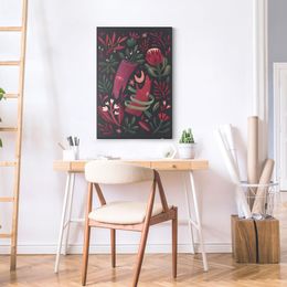 Bilderwelten Wechselbild Blumen um Mitternacht Illustration