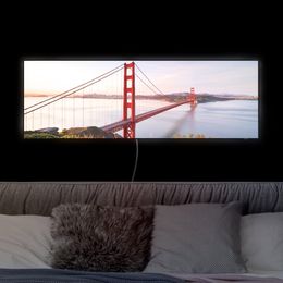 LED-Wechselbild Golden Gate Bridge in San Francisco