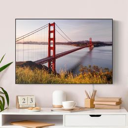 Bilderwelten LED-Wechselbild Golden Gate Bridge in San Francisco