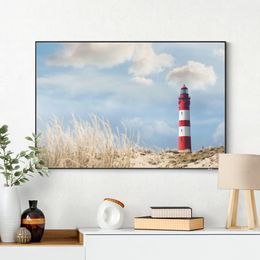 Bilderwelten Wechselbild Leuchtturm in den D&uuml;nen