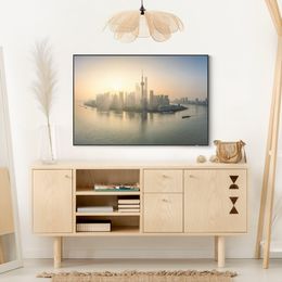 Bilderwelten Wechselbild Pudong bei Sonnenaufgang