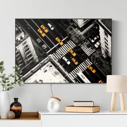 Bilderwelten LED-Wechselbild New York City Cabs