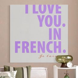 Akustikbild I love you in french