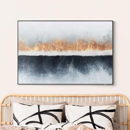 Bilderwelten Wechselbild Goldener Horizont Aquarell