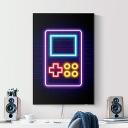 Bilderwelten LED-Wechselbild Neon Klassik Konsole