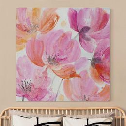 Akustikbild Aquarell Bl&uuml;tentraum Rosa