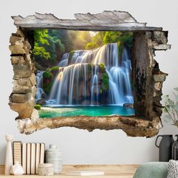 Wandtattoos Nationalpark - Wandsticker, Wandaufkleber 3D-Optik Natur Schlafzimmer Wohnzimmer Flur Esszimmer
