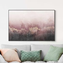 Bilderwelten Wechselbild Goldene D&auml;mmerung Rosa