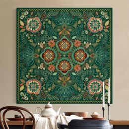 Akustikbild Detailliertes Boho Muster in Gr&uuml;n
