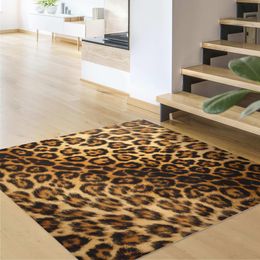 Vinylteppich - Jaguar Skin - Motiv gelb Tiere Vinylmatte Deko K&uuml;che Badezimmer Flur