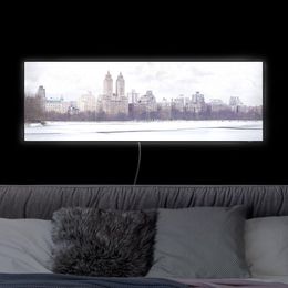 LED-Wechselbild No.YK2 New York im Schnee