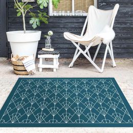 Bilderwelten Vinylteppich Art Deco Muster Pfeile mit Rahmen