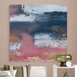 Akustikbild Rosa Sturm mit Gold