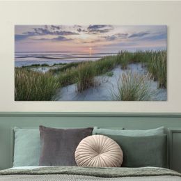 Akustikbild Langeoog K&uuml;stenlandschaft im Abendlicht