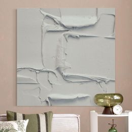Akustikbild Farbrelief in Beige