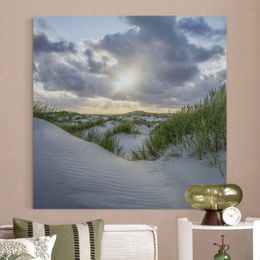 Akustikbild Amrum Sonnenaufgang im D&uuml;nensand