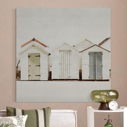 Akustikbild Aquarell Strandh&auml;user