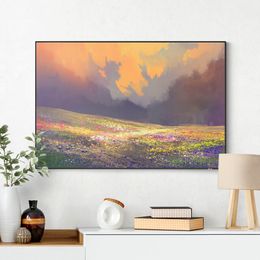 Bilderwelten Wechselbild Gemalte Anime Landschaft