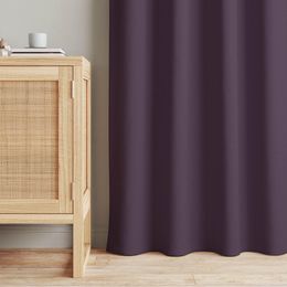 Bilderwelten Vorhang Dunkles Violett - blickdichte Gardine Unifarben Wohnzimmer Schlafzimmer K&uuml;che Bad Badezimmer Jugendzimmer Kinderzimmer Violett