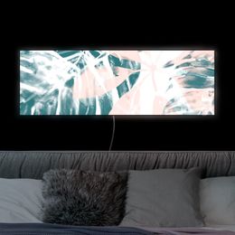 LED-Wechselbild Tropisches Orakel petrol II