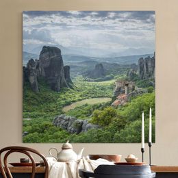 Akustikbild Griechenland Meteora-Kloster zwischen Felsen