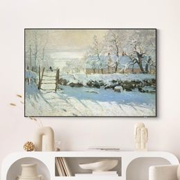 Bilderwelten Wechselbild Claude Monet - Die Elster