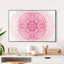 Bilderwelten Wechselbild Mandala Aquarell Ornament pink