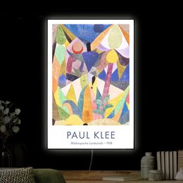 LED-Wechselbild Paul Klee - Mildtropische Landschaft - Museumsedition