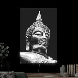 LED-Wechselbild Buddha Statue Gesicht