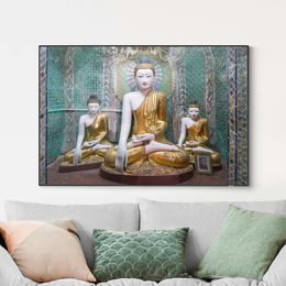 Bilderwelten Wechselbild Buddha Statuen