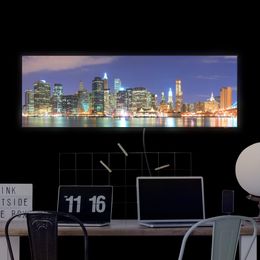 LED-Wechselbild Manhattan in New York City