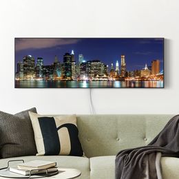 Bilderwelten LED-Wechselbild Manhattan in New York City
