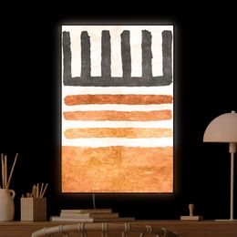 LED-Wechselbild Boho Geometrik II