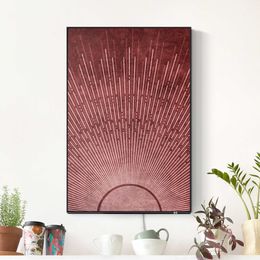Bilderwelten LED-Wechselbild Boho Japan Sonne