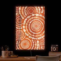 Bilderwelten LED-Wechselbild Boho Kreise