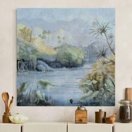 Akustikbild Urzeitliche Landschaft Vintage