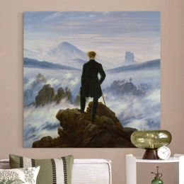 Akustikbild Caspar David Friedrich - Der Wanderer &uuml;ber dem Nebelmeer