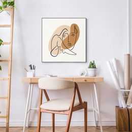 Bilderwelten Wechselbild Picasso Interpretation - Dame mit Taube