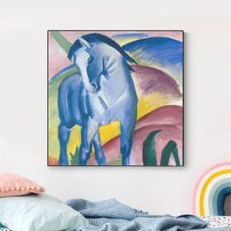 Bilderwelten Wechselbild Franz Marc - Blaues Pferd