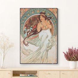 Bilderwelten Wechselbild Alfons Mucha - Vier K&uuml;nste - Die Musik