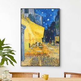 Bilderwelten Wechselbild Vincent van Gogh - Caf&eacute;-Terrasse in Arles
